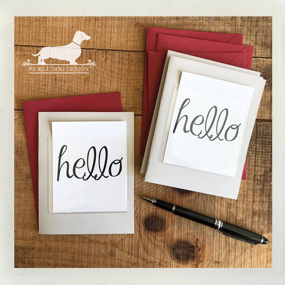 DOLLAR DEAL! Little Hello. Note Cards (Set of 4)