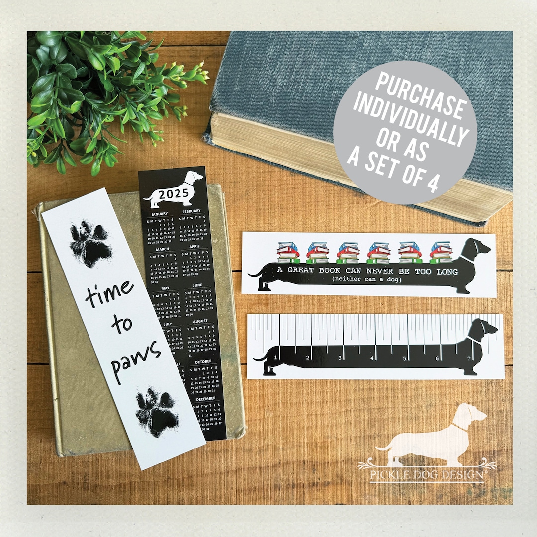 Doxie. Bookmarks -- (dachshund Ruler, Dachshund Bookmark, Doxie ...