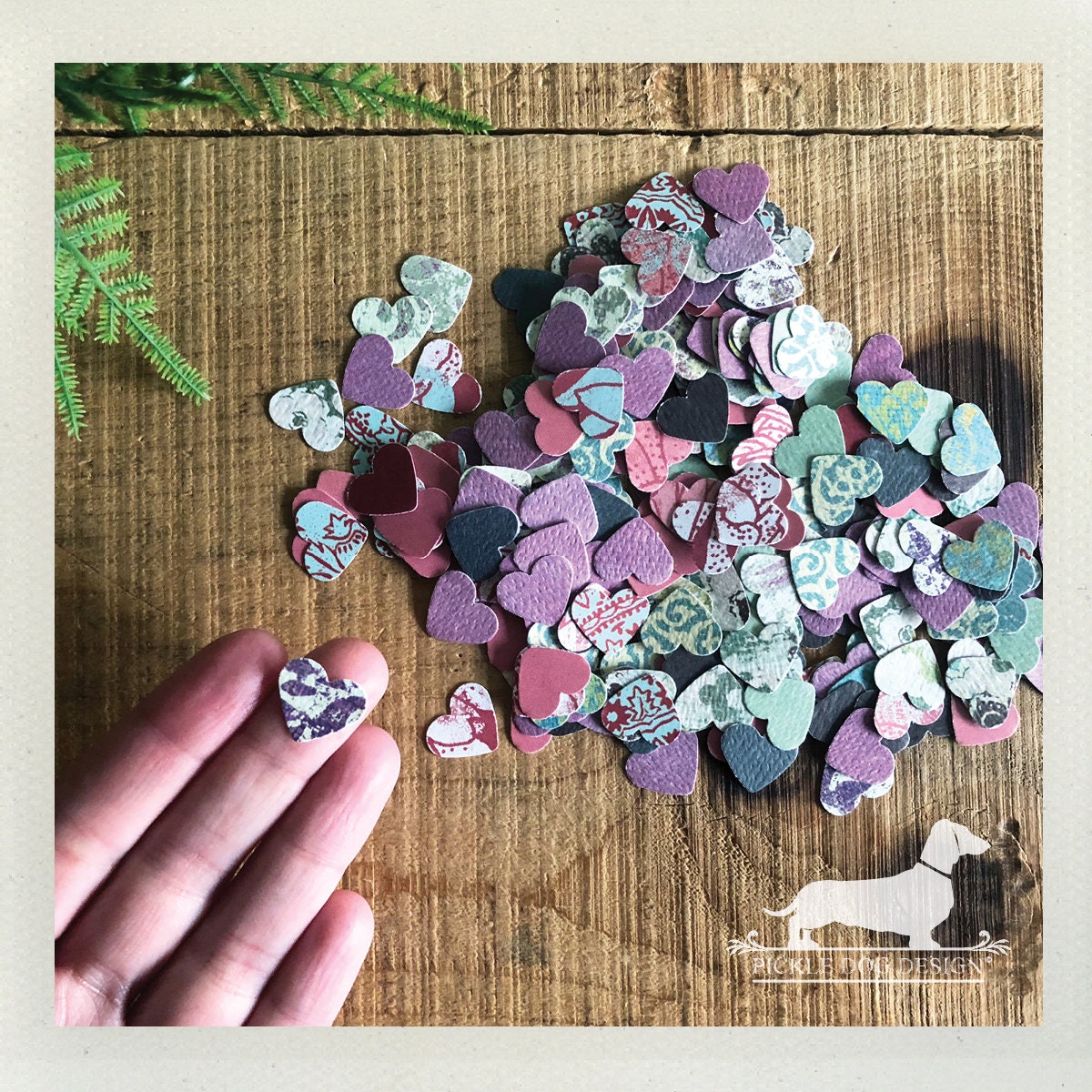 DOLLAR DEAL! Summertime. Heart Confetti (Qty 250)