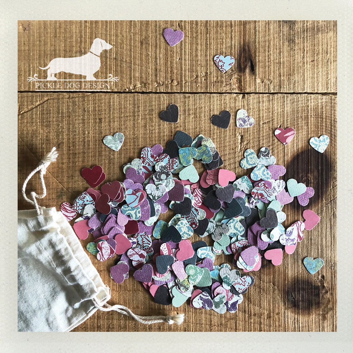 DOLLAR DEAL! Summertime. Heart Confetti (Qty 250)