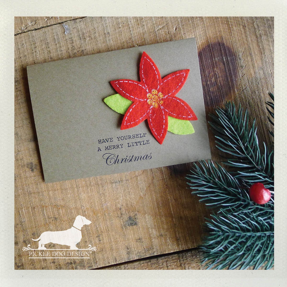 DOLLAR DEAL! Merry Little Christmas. Note Cards (Set of 5)