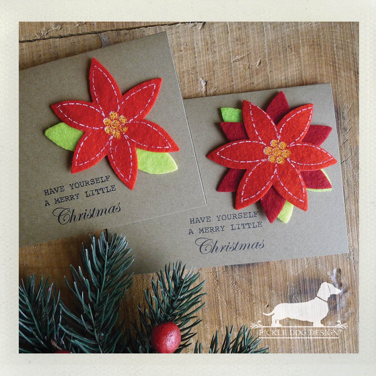 DOLLAR DEAL! Merry Little Christmas. Note Cards (Set of 5)