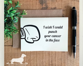Funny Cancer Card, Cancer Encouragement Card, Cancer Sucks Card, Cancer ...