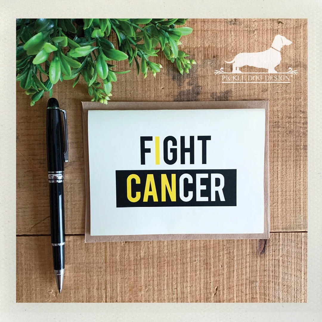 I Can Fight Cancer. Note Card cancer Fighter, Cancer Card, Chemotherapy ...