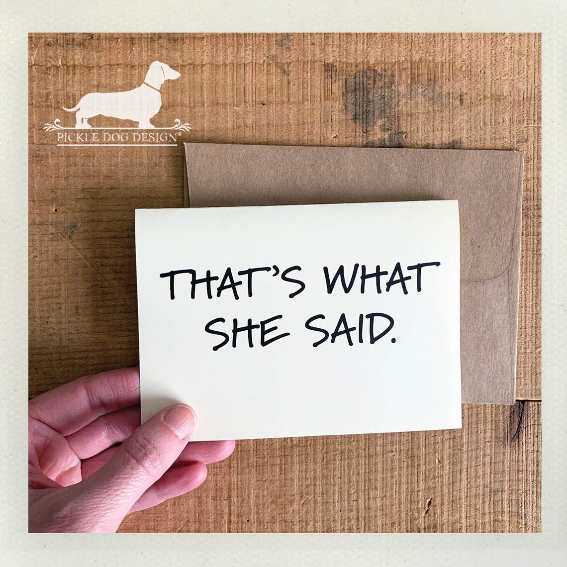 That's What She Said. Note Card The Office Quotes | Etsy
