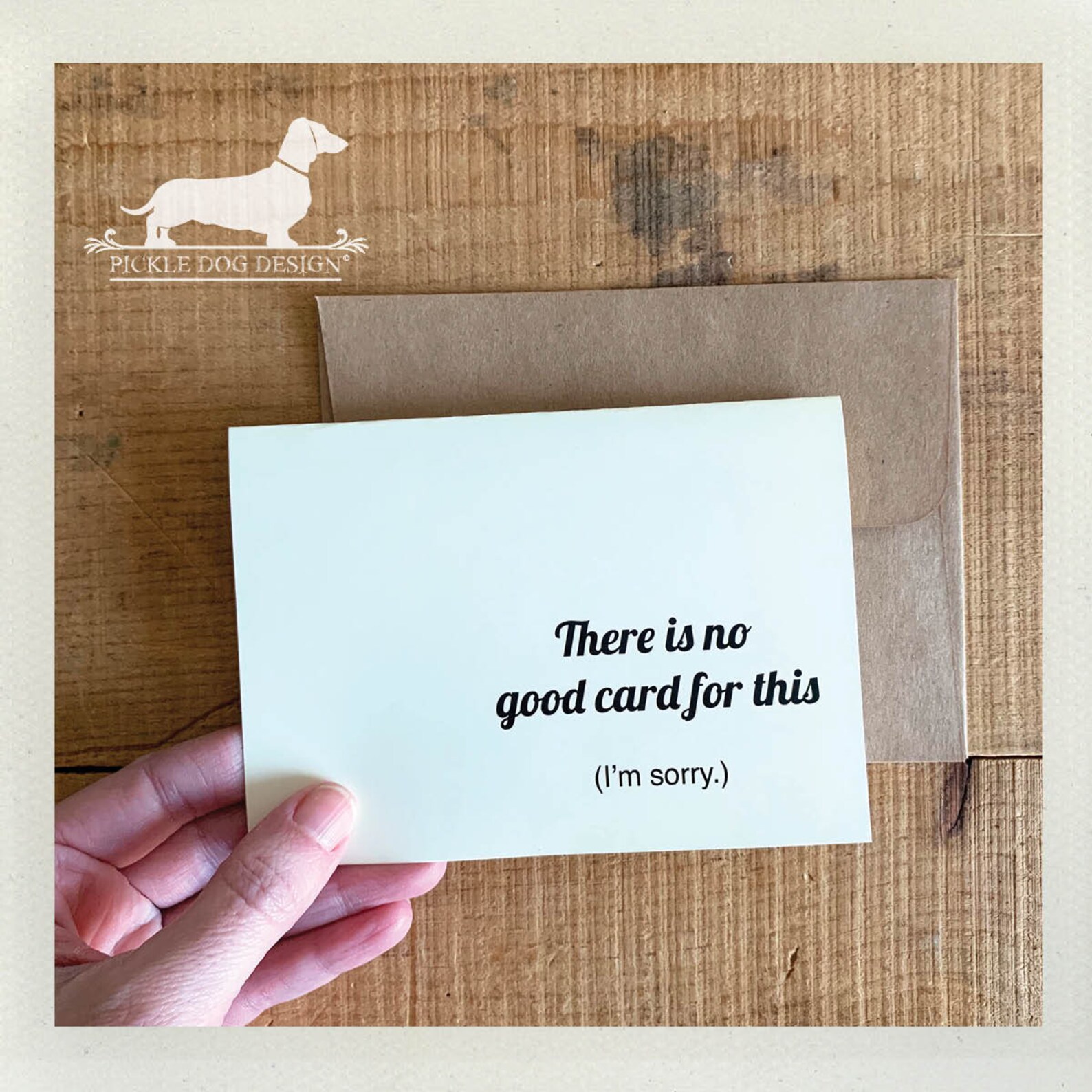 There is No Good Card for This. Note Card thinking of You - Etsy