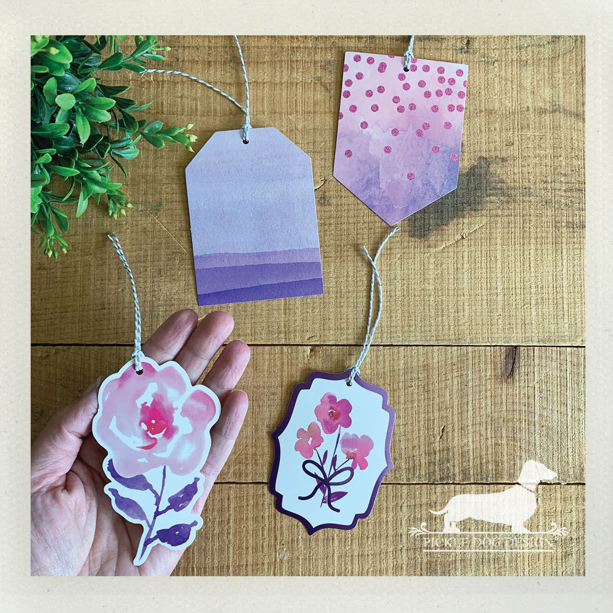 DOLLAR DEAL! Floral. Gift Tags (Set of 8)