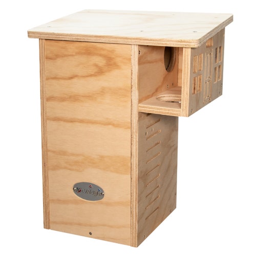 Squirrel House Squirrel Nesting Box Wooden Squirrel Habitat Etsy