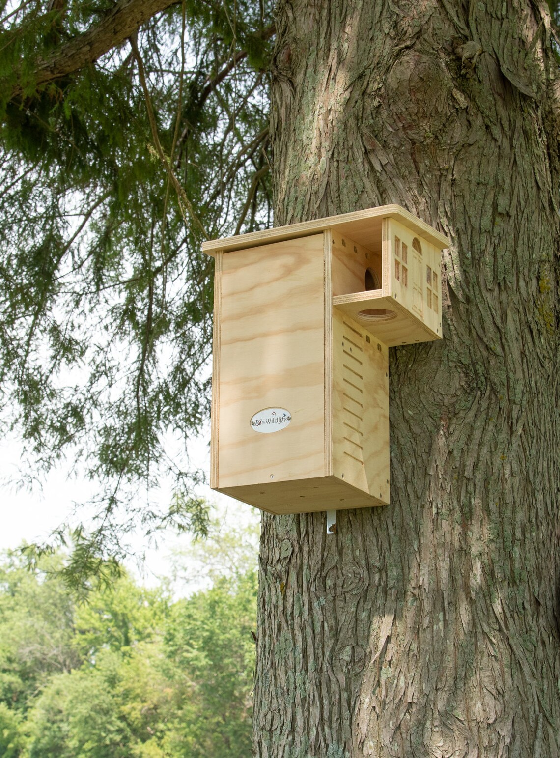 Jcs Wildlife Plywood Squirrel House Nesting Box - Etsy