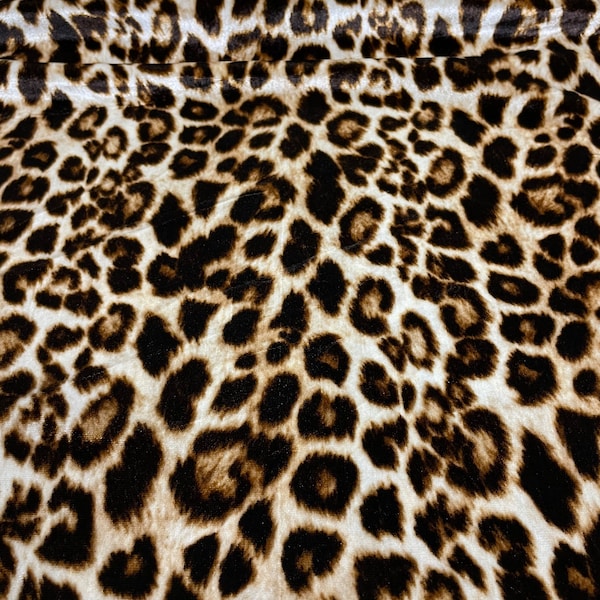Leopard Fabric - Etsy