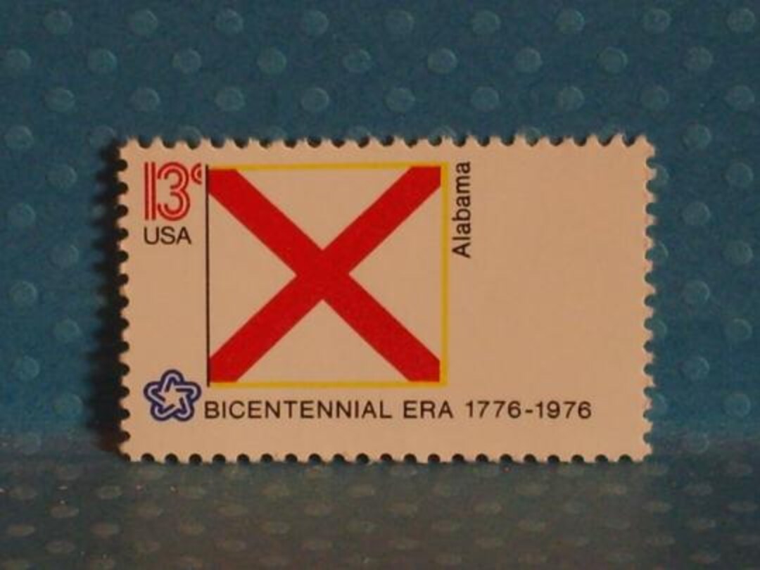 10 Unused Flag Stamps - Etsy
