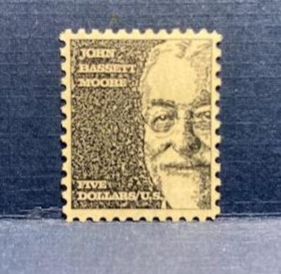 1966 John Bassett Moore Vintage Stamp - No. 1295 - Etsy