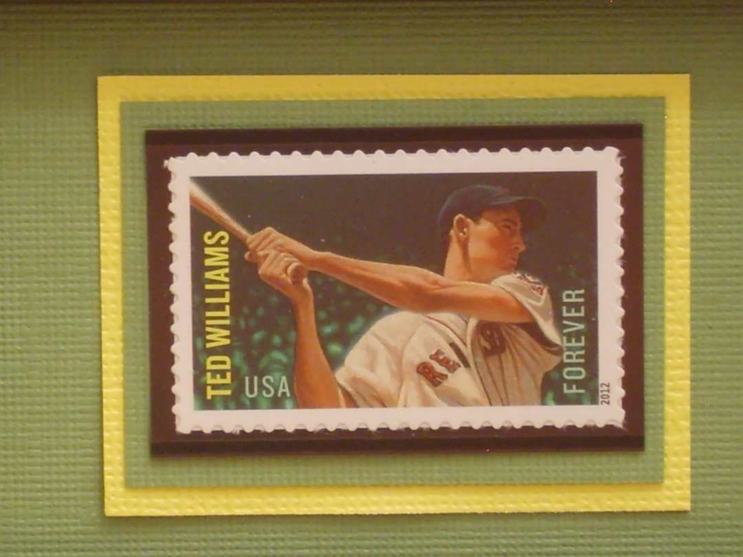 Ted Williams Framed 2012 Forever Stamp No. 4694 - Etsy