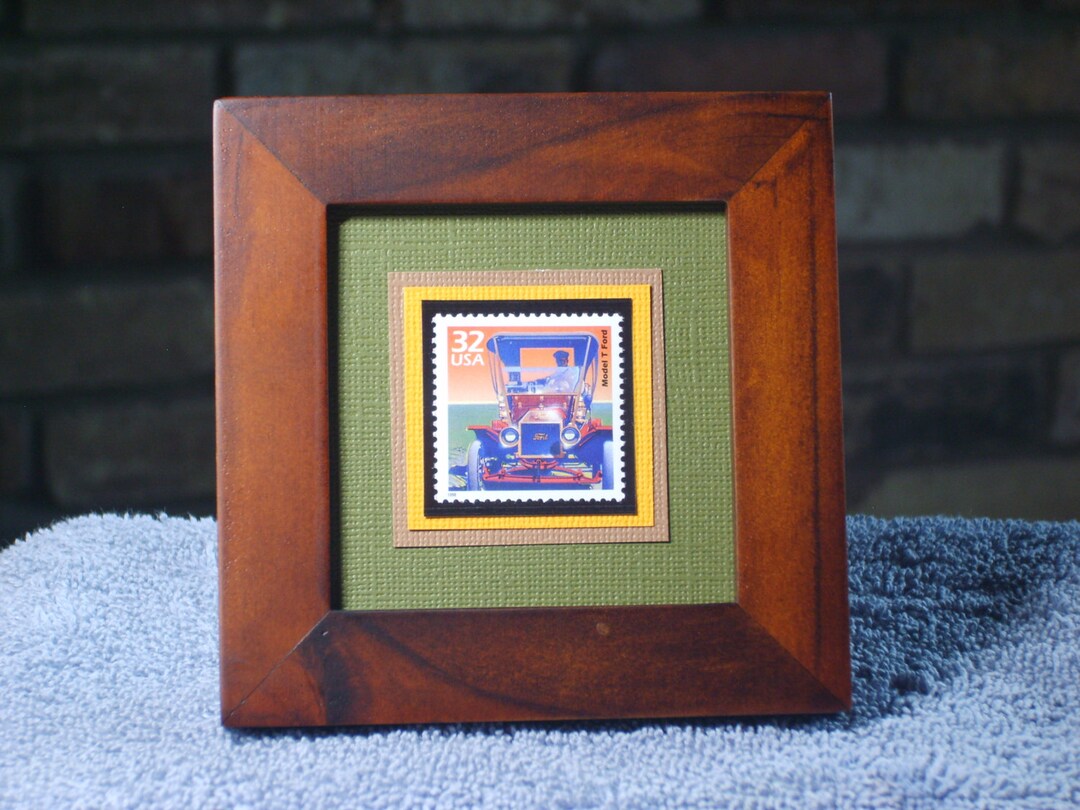 Model T Ford - Framed Commemorative Stamp - No. 3182a - Etsy
