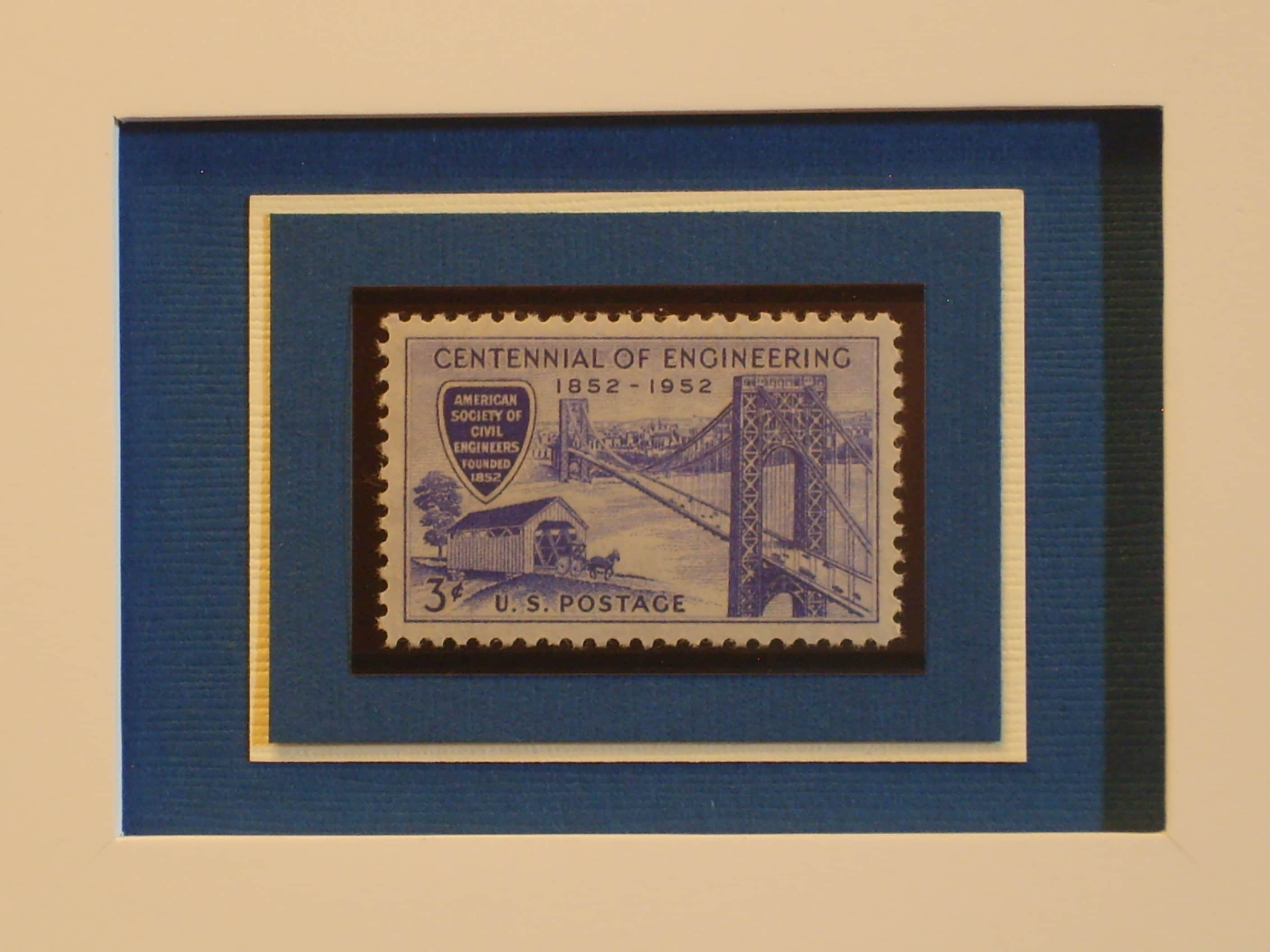 Honoring Engineering's Centennial Vintage Framed United | Etsy