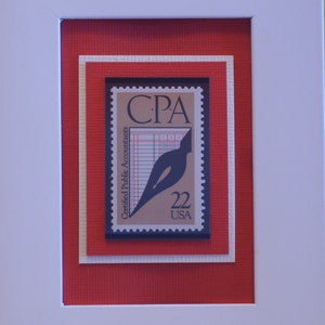 Certified Public Accountants - Vintage Framed United States Postage ...