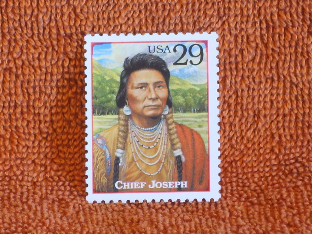 Five Vintage 1994 29c Legends of the West Stamps - Chief Joseph- No ...