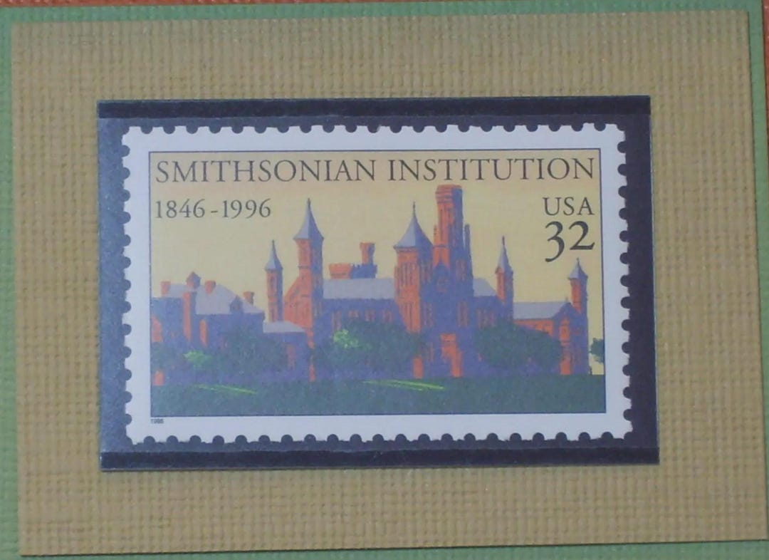 The Smithsonian Institution - FIVE Vintage Postage Stamps - No. 3059 - Etsy
