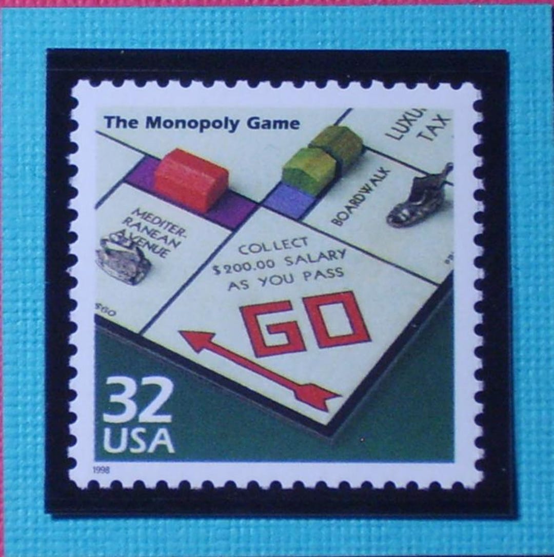 Five - the Game of Monopoly Stamps - Celebrate the Century, the 1930s ...