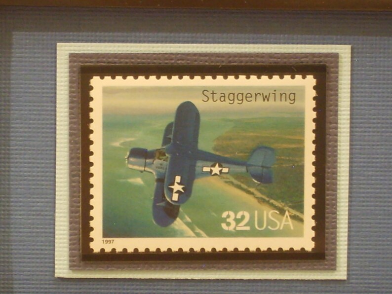 Classic American Aircraft Framed Stamp - the Staggerwing - No. 3142j - Etsy