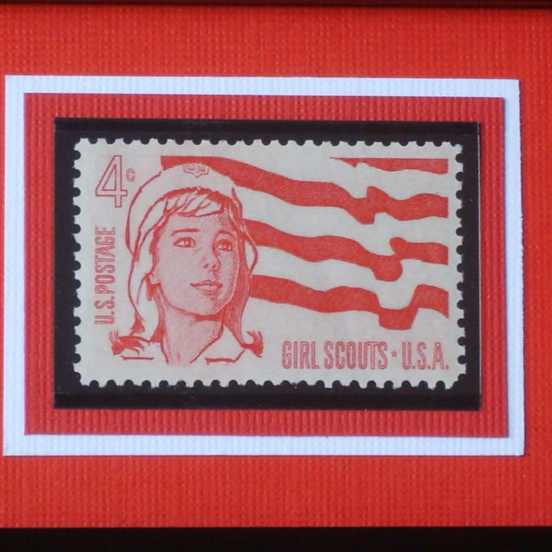 Girl Scout Stamp - Etsy