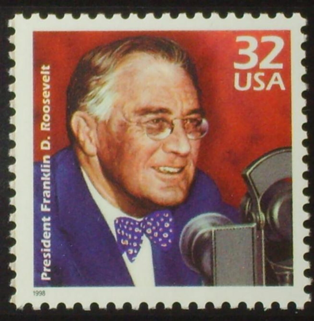Five - President Franklin D. Roosevelt Stamps - Celebrate the Century ...