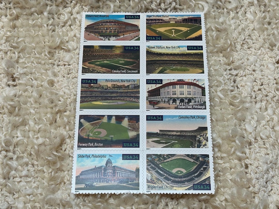 Famous Baseball Parks Stamps - No. 3519a. - Etsy