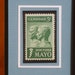 Framed Postage Stamp 9/11 Firefighters at Ground Zero No. B2 Patriotic ...