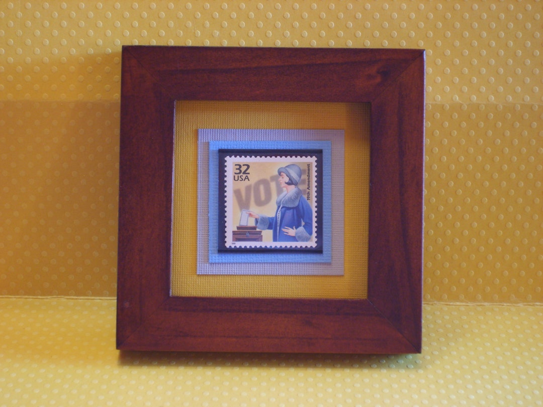 The 19th Amendment - Framed Commemorative Stamp - No. 3184e - Etsy
