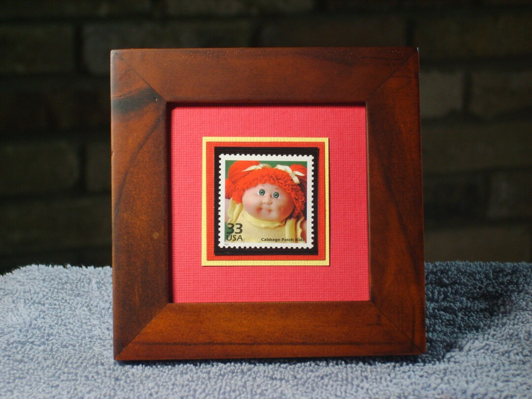 Cabbage Patch Kids - Framed Commemorative Stamp - No. 3190i - Etsy