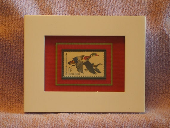 Vintage Wood Ducks Framed Postage Stamp No. 1362 Version 1 - Etsy