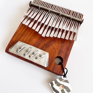 32 Key African Shona Njari ELECTRIC TRIPLE Sensor Pickup Mbira V2 ...