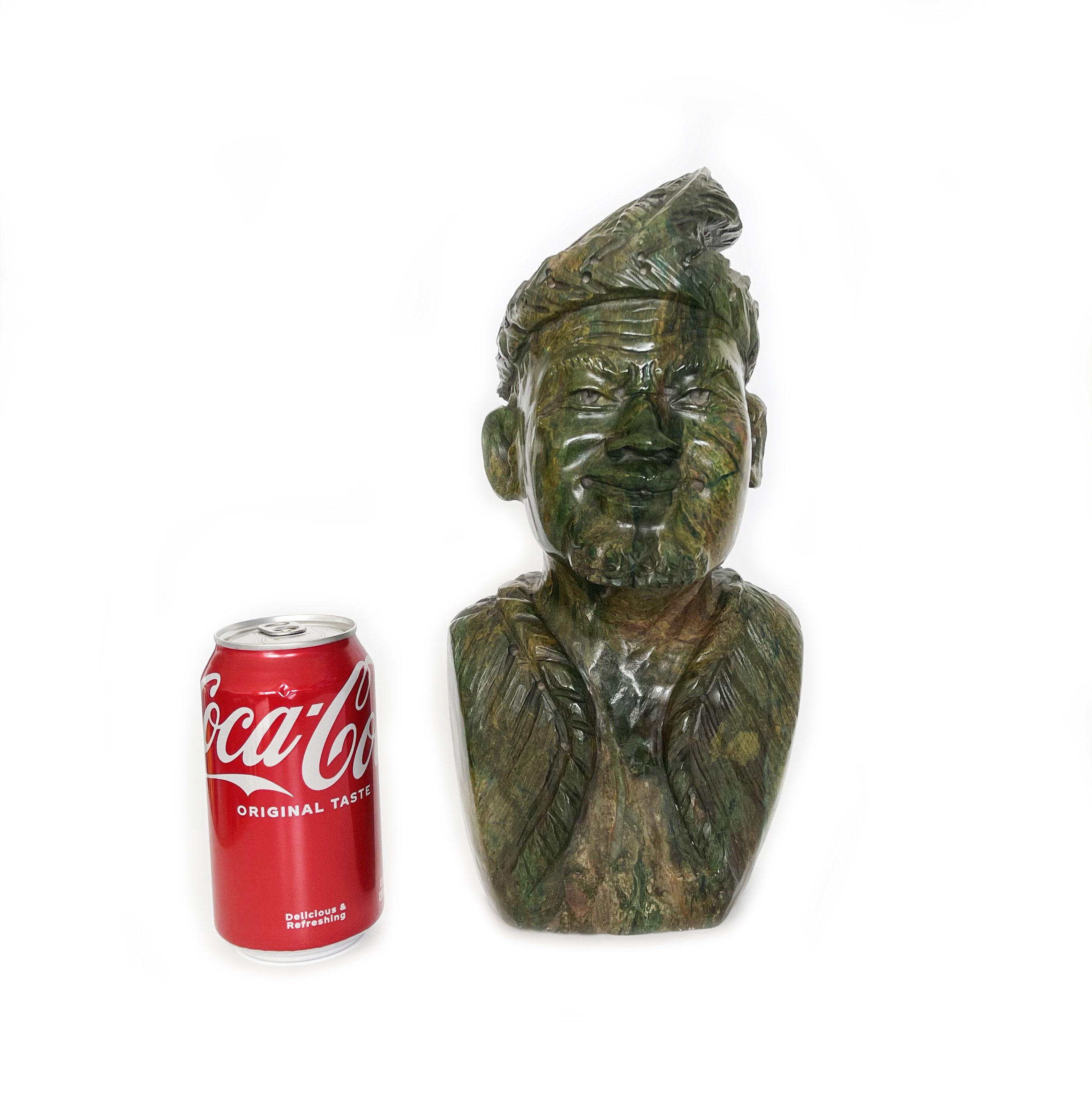 Shona Chief Verdite Shona Stone Sculpture Hand Carved in Zimbabwe Ships ...