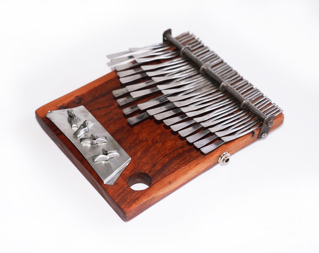 37 Key Shona Njari ELECTRIC Mbira - Triple Sensor Pickup - Finger Piano ...
