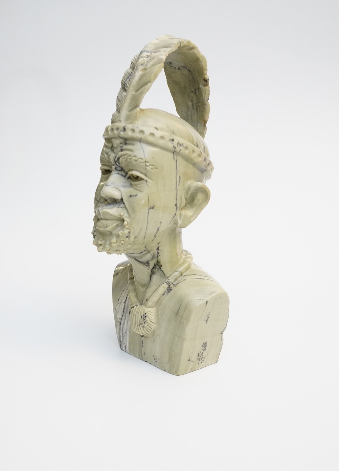 Shona Chief Butter Jade Shona Stone Sculpture Hand Carved in Zimbabwe ...