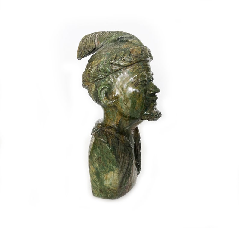 Shona Chief Verdite Shona Stone Sculpture Hand Carved in - Etsy