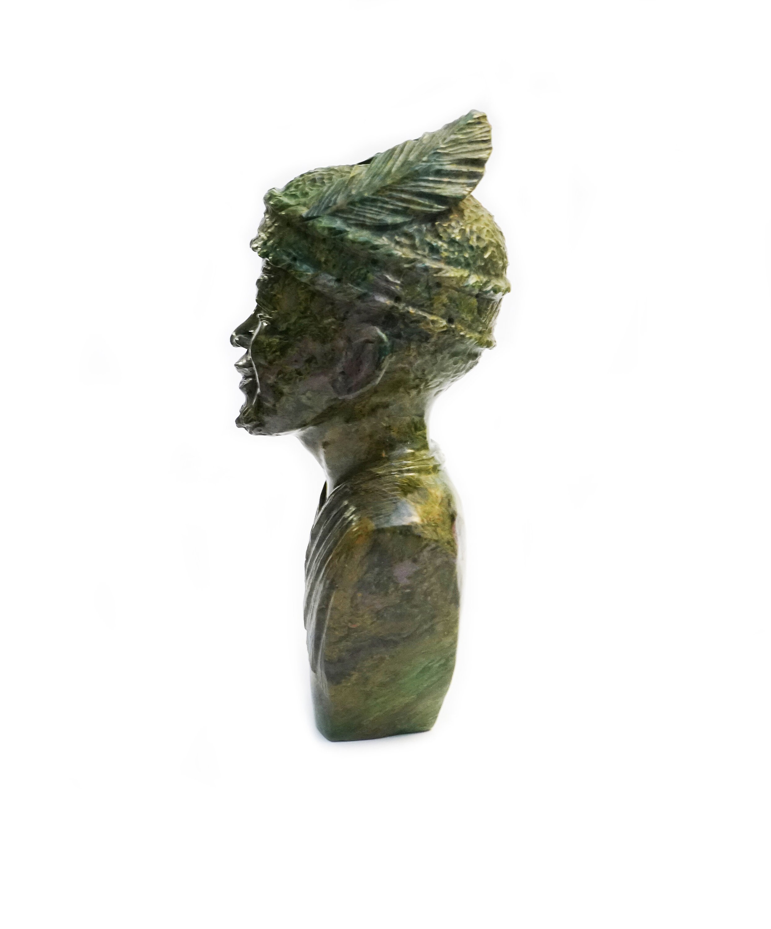 Shona Chief Verdite Shona Stone Sculpture Hand Carved in Zimbabwe Ships ...