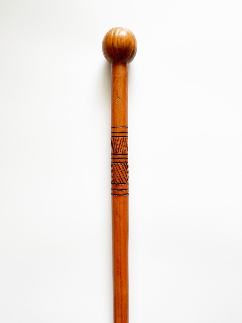 Zulu African Knob Kerrie Hand Carved Saligna Hard Wood Walking - Etsy