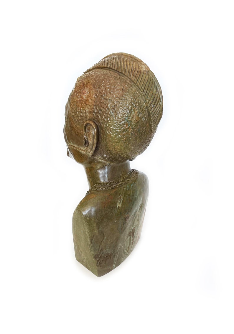 Shona Man Verdite Shona Stone Sculpture Hand Carved in Zimbabwe! Ships ...