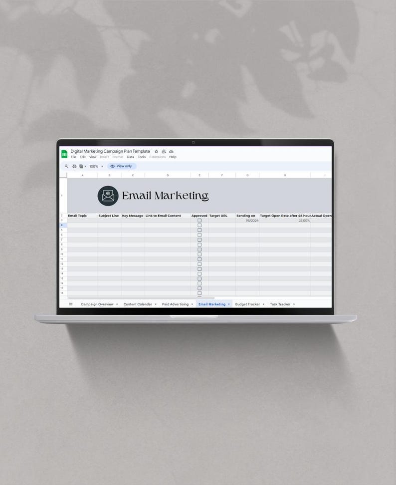 Excel Dashboard for Digital Marketing & Sales Business Analytics ...