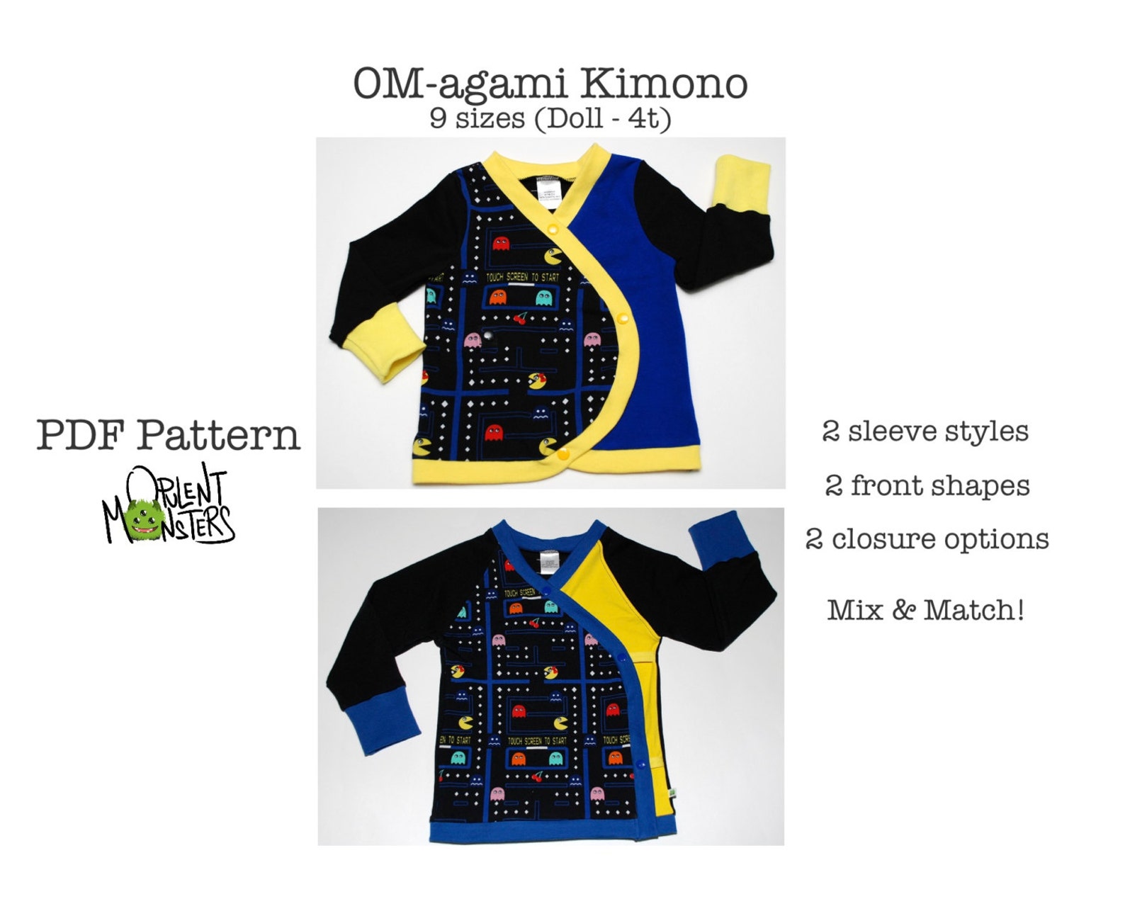 Om-agami ~ Kimono ~ Pdf Sewing Pattern ~ 9 Sizes ~ Instant Download - Etsy
