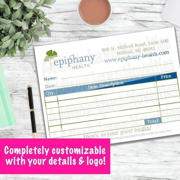 Carbonless Custom Invoice - Etsy