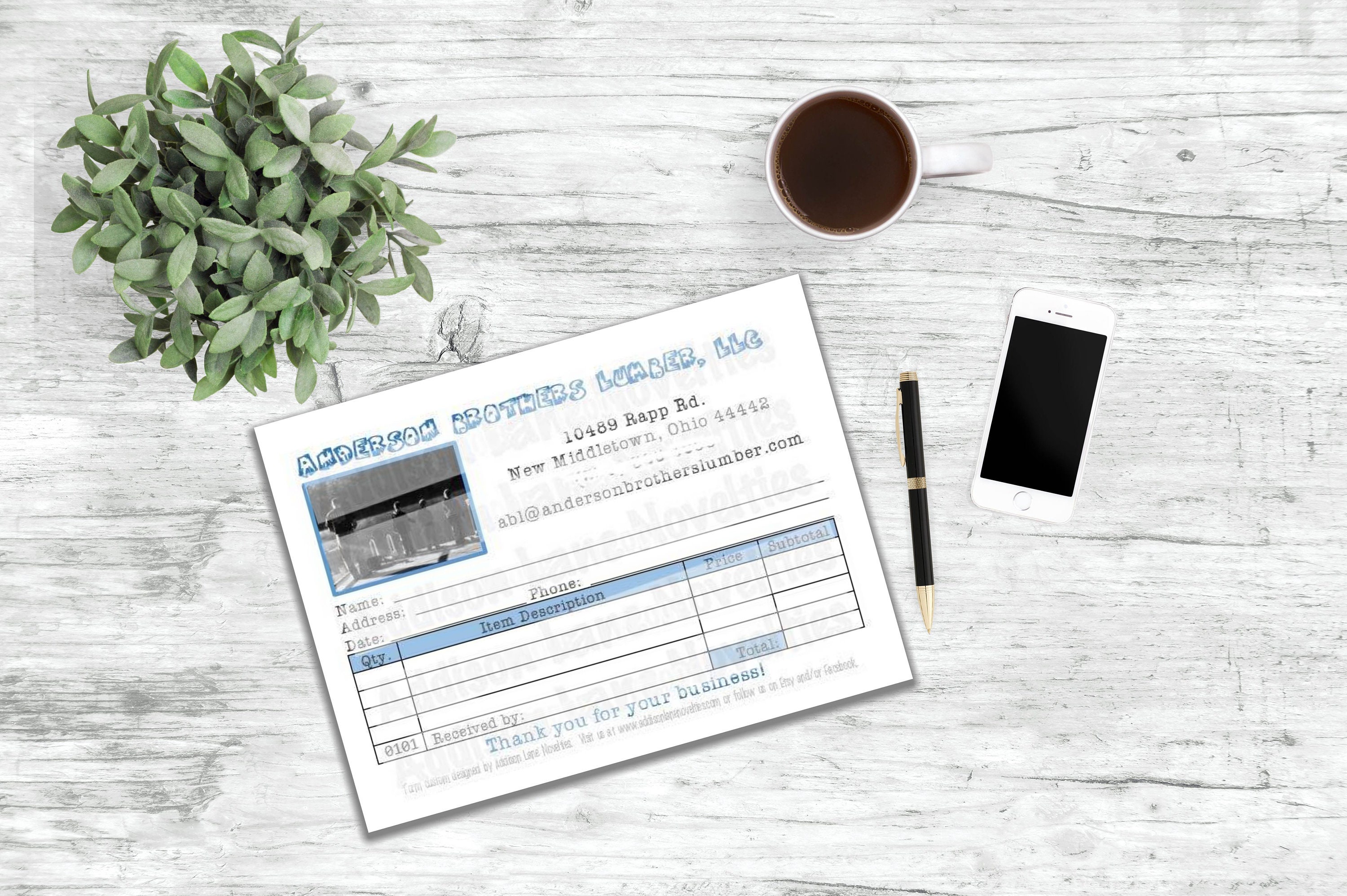 Custom Designed 3-part Carbonless Order Forms in Quarter Size - Etsy