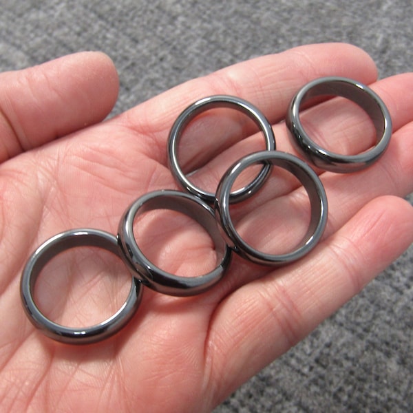Hematite Ring - Etsy