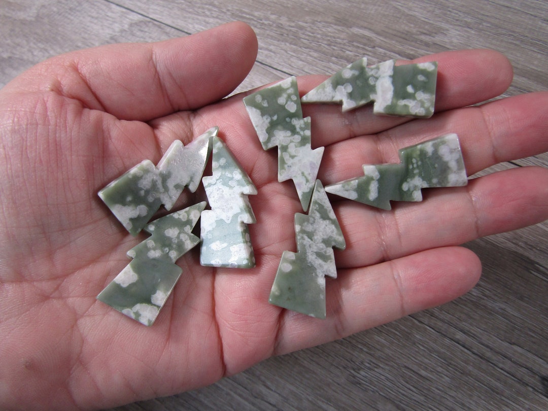 Peace Jade Lightening Bolt Fig 503 - Etsy