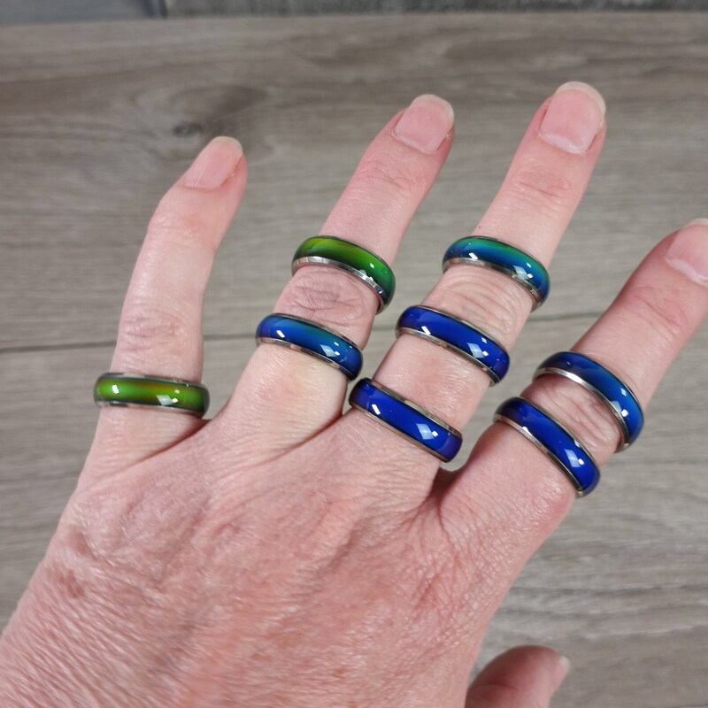 Mens Mood Ring - Etsy