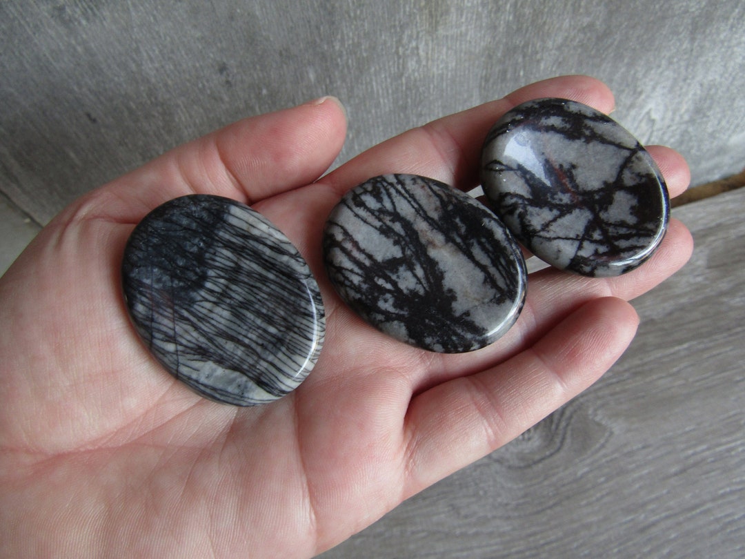 Spider Web Jasper Worry Stone E19 - Etsy