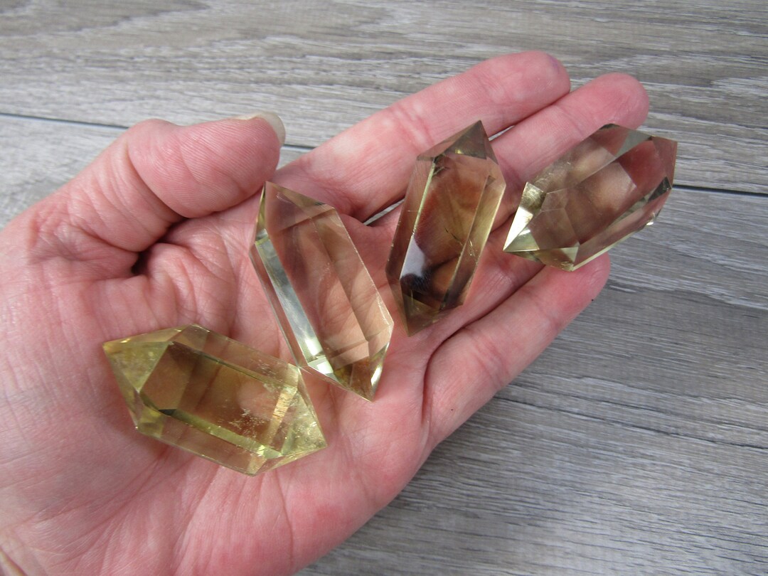 Lemon Citrine Vogel Style 1.75 Inch + Wand 5090A - Etsy