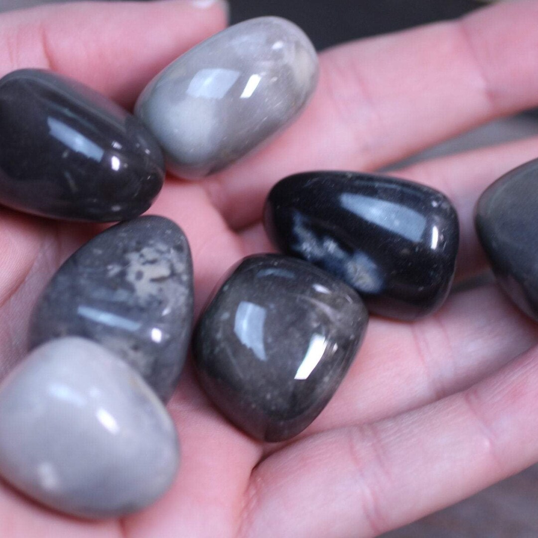 Flint Tumbled Stone 0.75 Inch Crystal - Etsy