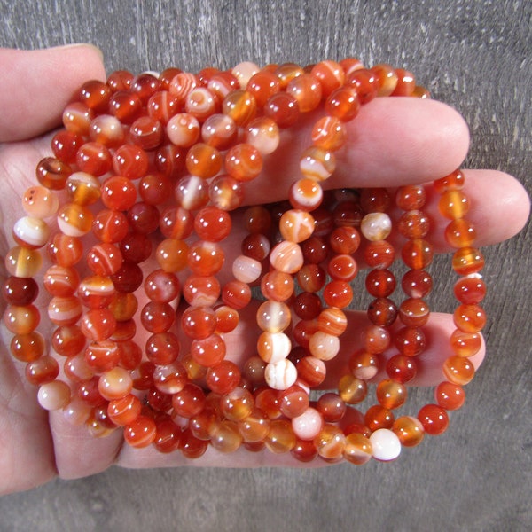 Carnelian Bracelet - Etsy